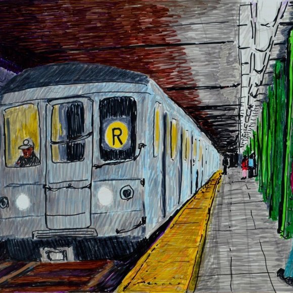 MTA Subway | Office | New York City Mta Large Subway Train Map Brooklyn ...